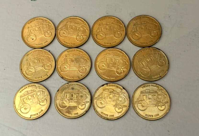 Vintage Wells Fargo Anchorage Museum Alaska Parking Token Lot of 12 | eBay