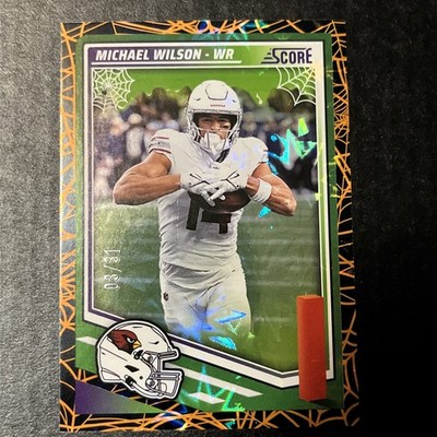2025 Michael Wilson SSP /31 Panini Score-A-Treat NFL #266 Webs Prizm ...