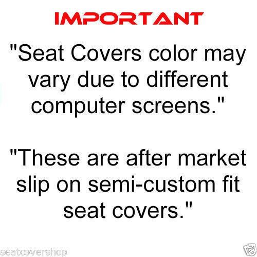 F23 Charcoal Front Bench Seat Cover Molded Headrest F-Series Super Duty ...