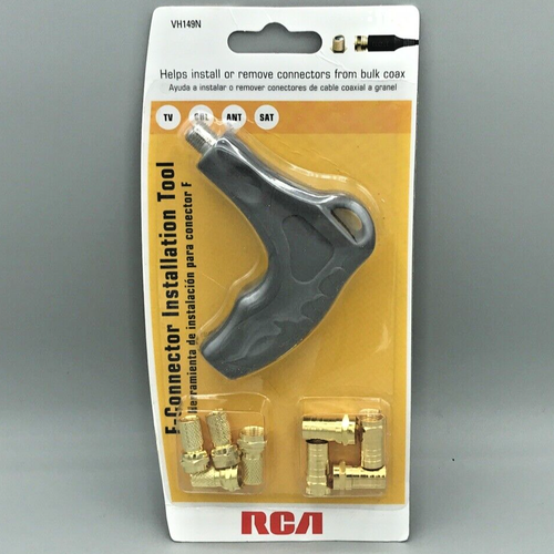 RCA VH149N F-Connector Install Tool Twist Crimp Coax Connectors Durable ...