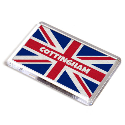 FRIDGE MAGNET - Cottingham - Union Jack Flag - Surname Gift | eBay UK