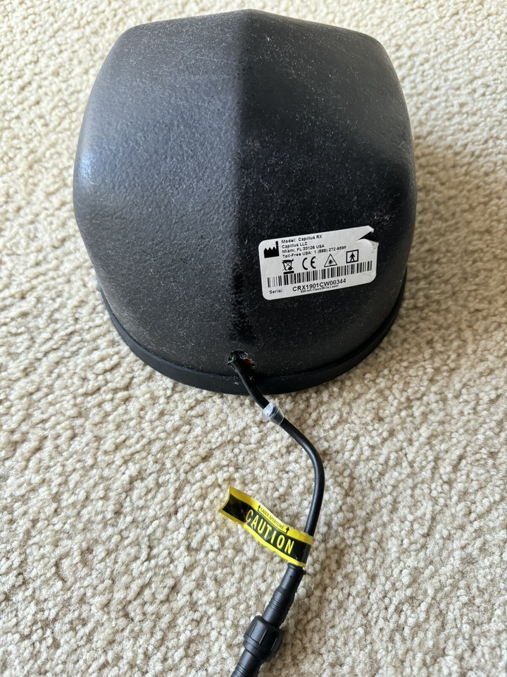 Capillus RX 312 Laser Hair Growth Cap ** Useable With Wires In The Back Loose* | eBay