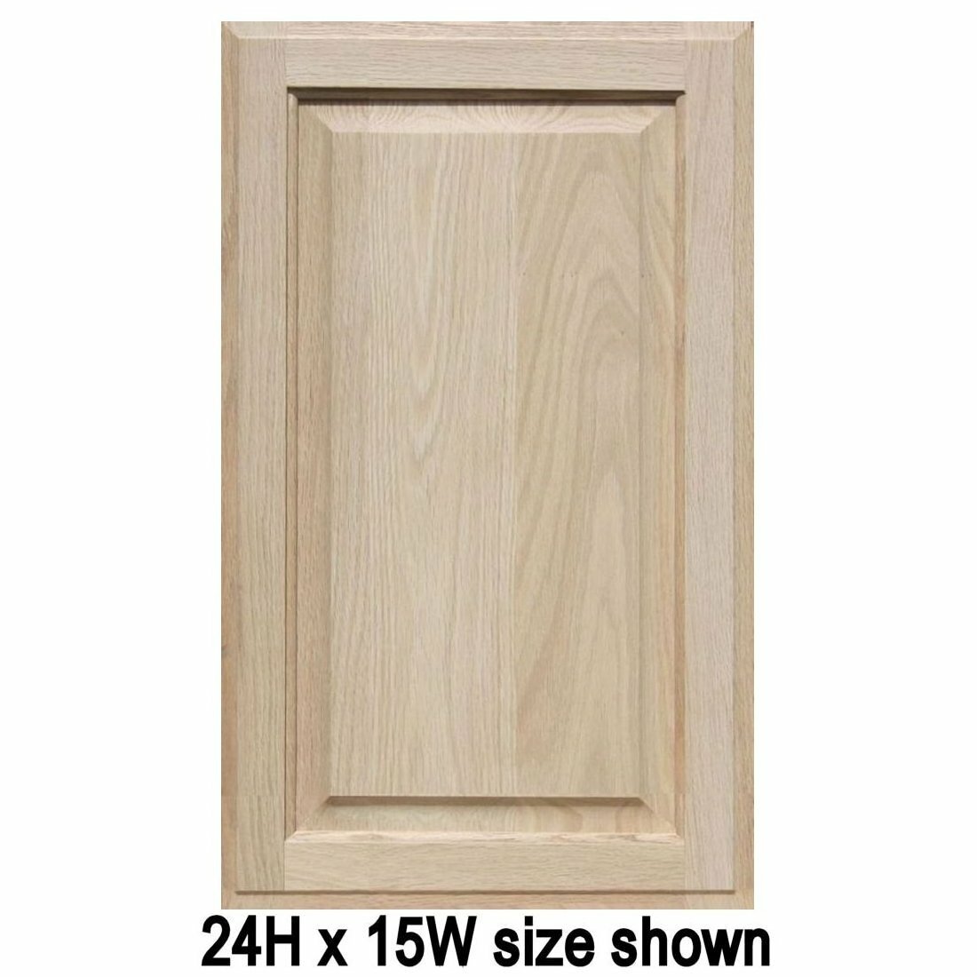 Mastercraft Unfinished Oak Square Raised Panel Cabinet Square Raised