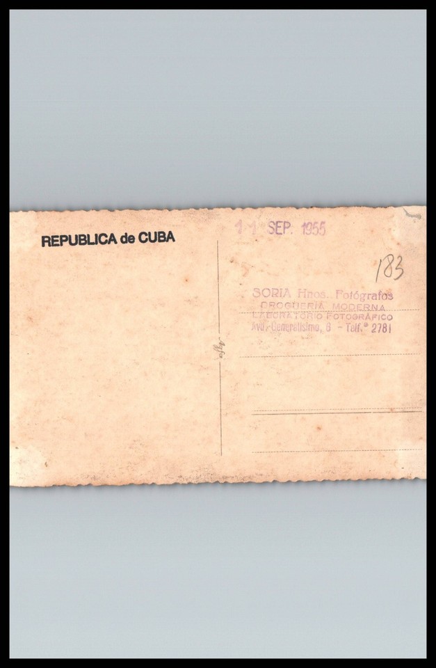 CUBA CUBAN HECTOR RHUMBA DANCER PORTRAIT 1940s ORIG POSTCARD VINTAGE ...