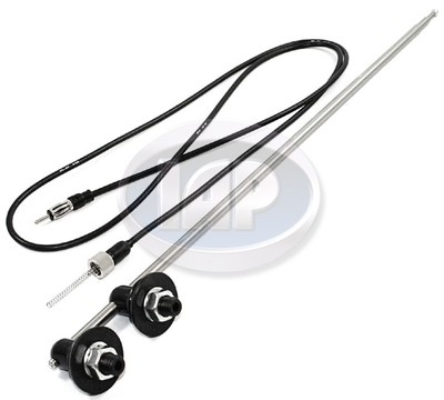 2 POST DUAL SIDE MOUNT ANTENNA VOLKSWAGEN T1 BUG BEETLE 1946-66 T2 BUS ...