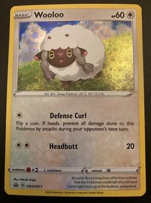 Pokemon Wooloo SWSH011 25th Anniversary Card Holo Promo - General Mills ...