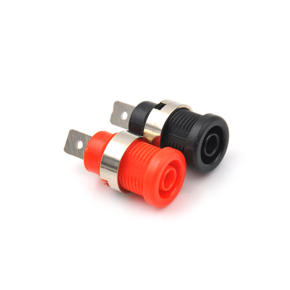 10Pcs Banana 4mm Female Jack Socket Panel Mount Binding Post Connecto ...