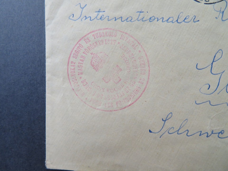 Hungary 1943 Censored POW Cover to Switzerland - Z8079 | eBay