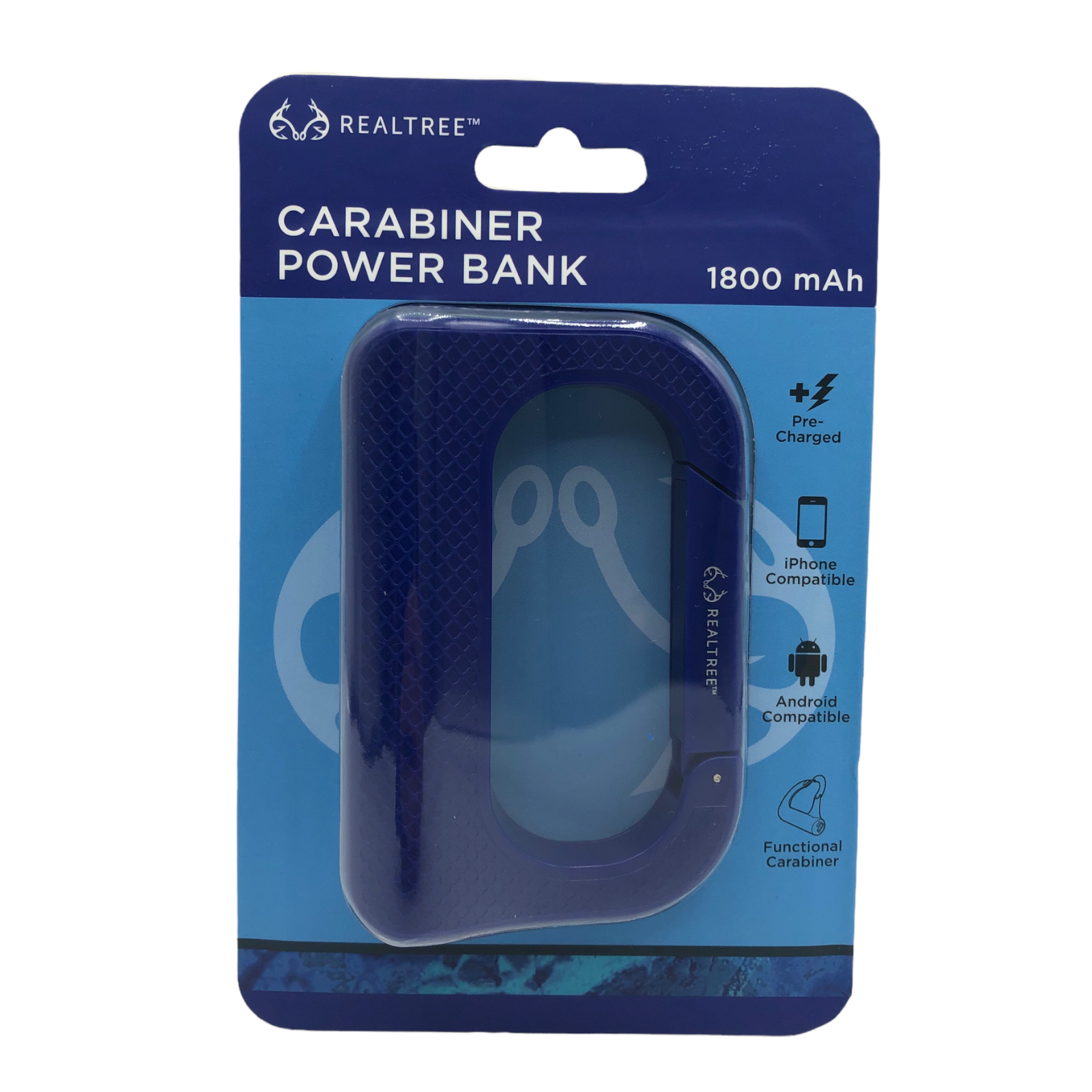 Realtree Carabiner Power Bank 1800 mAh Lithium Ion Battery | eBay