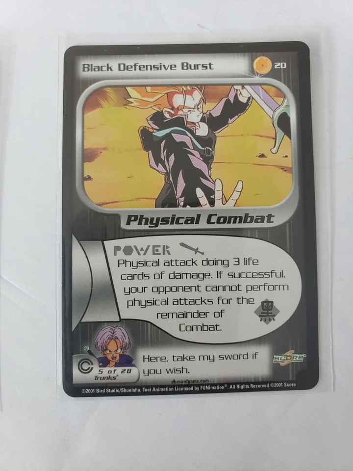 Dragon Ball Z CCG - Trunks Saga (2001) - You Pick (individual cards ...