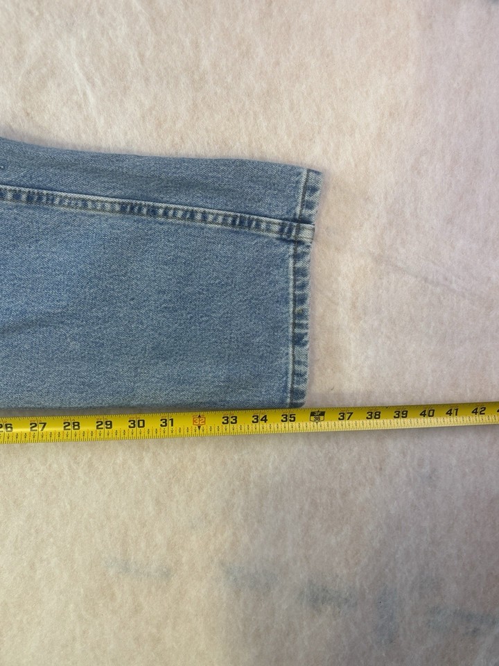 Wrangler Mens size 32x36 stone Wash Cowboy cut 47MWZ distressed ...