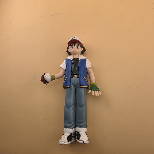 Vintage 1998 TOMY Ash Ketchum Pokemon Trainer Action Figure Toy About 5 ...