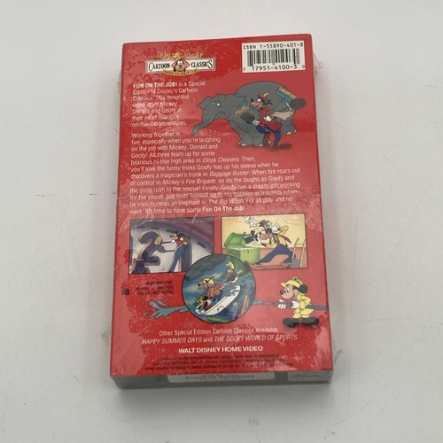 Walt Disney Cartoon Classics Special Edition - Fun on the Job (VHS ...
