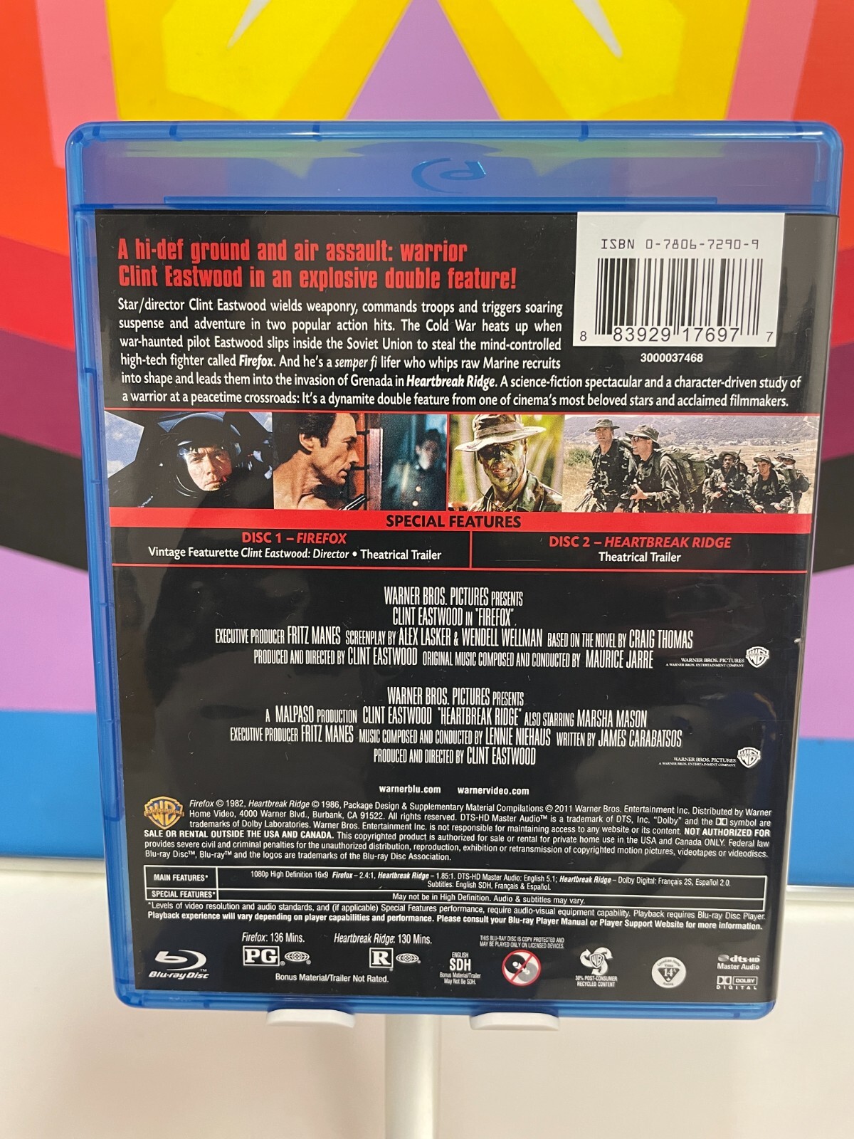 Firefox / Heartbreak Ridge [Two-Movie Collection] [Blu-ray] Clint ...