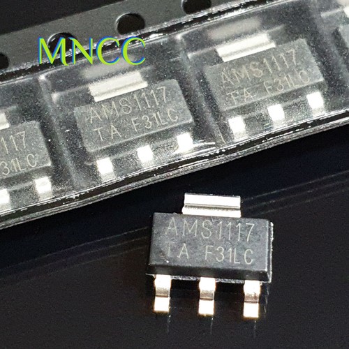 1pc~10pc AMS1117 ADJ TA Voltage Regulator Low Drop Out LM1117-ADJ V ...
