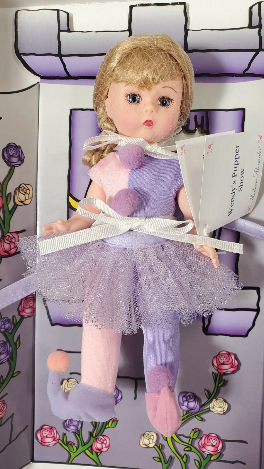 NEW 2000 Madame Alexander 8" Doll Wendy's Puppet Show #33780 w ...