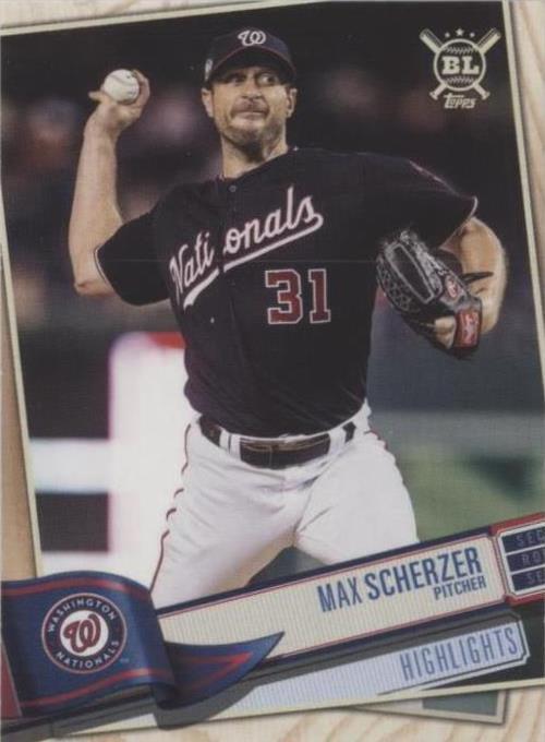 2019 Topps Big League - Highlights Max Scherzer #399 for sale online | eBay