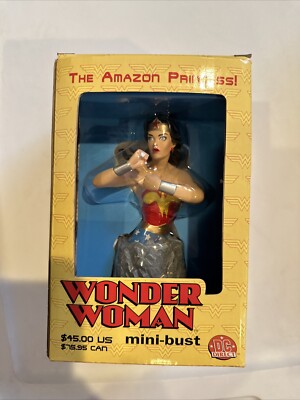 Wonder Woman Amazon Princess Mini-Bust Statue DC Direct 2003 | eBay