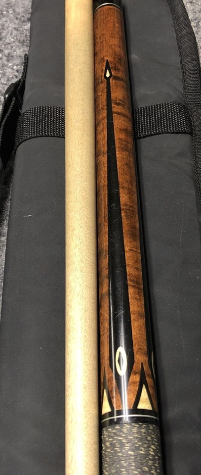 JERRY OLIVER POOL CUE STICK 4-POINT WITH SOFT PADDED CASE | eBay