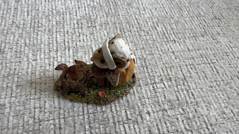 Wee Forest Folk ABIGAIL'S ACORN, WFF# M-714, Mustard YELLOW Pilgrim ...