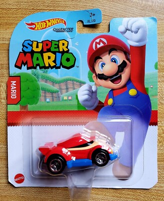 Hot Wheels Character Car Super Mario Diecast Mario | eBay