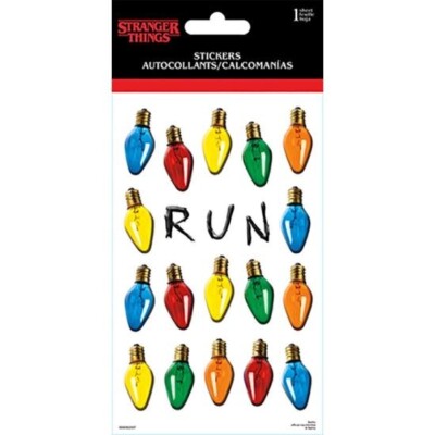 Stranger Things Xmas Bulbs Dimensional Stickers 1 Sheet | eBay