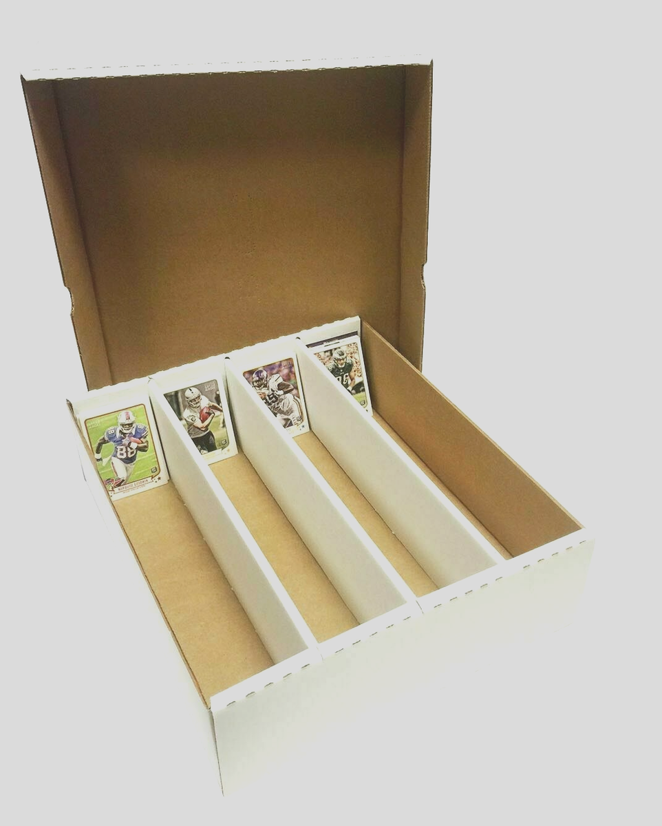 Trading Card Box Card Boxes Leyzan Trading Card Storage Box, 4 Pack ...