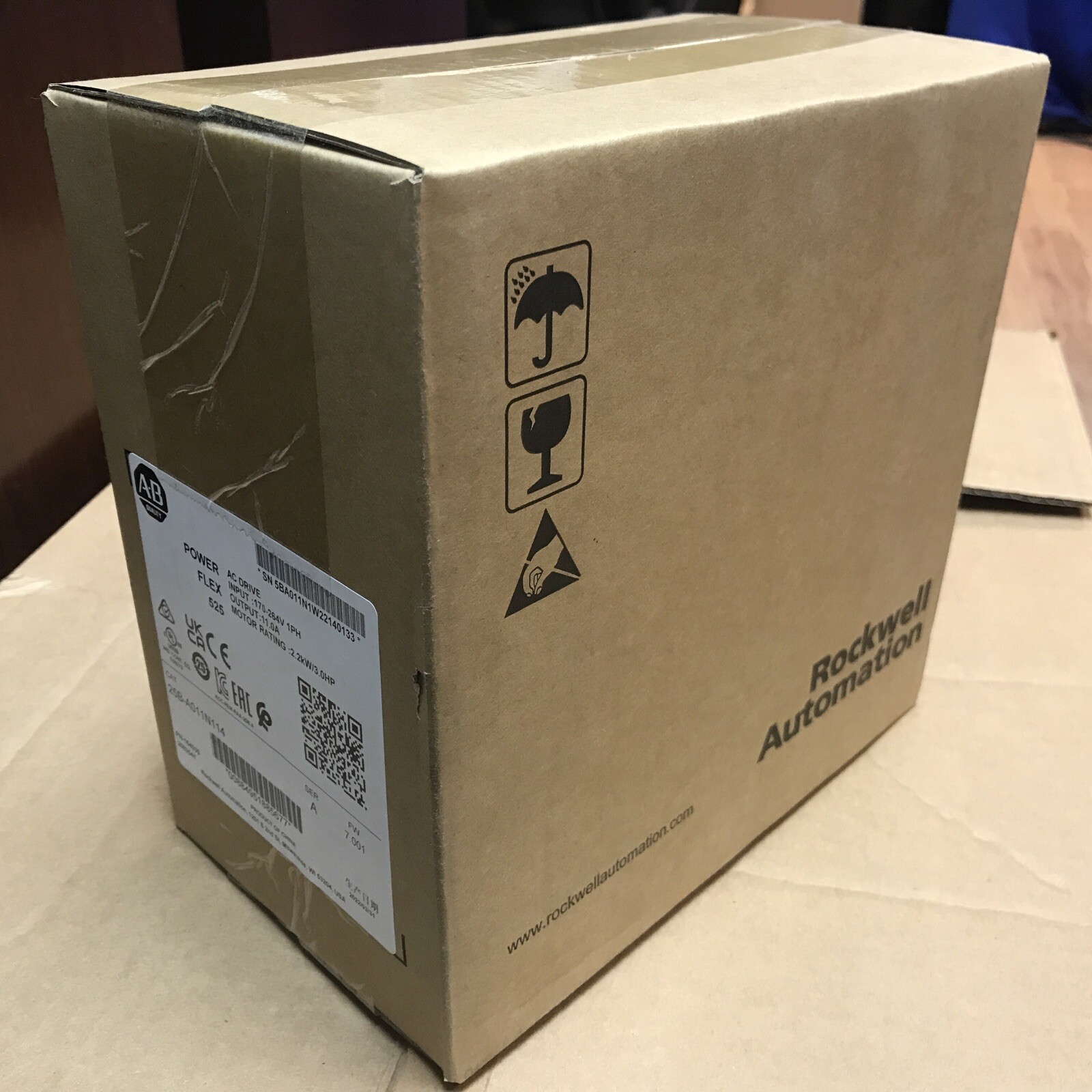 Allen Bradley 25B-A011N114 PowerFlex 525 AC Drive 3HP | eBay