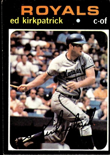 1971 Topps Ed Kirkpatrick Kansas City Royals #299 | eBay