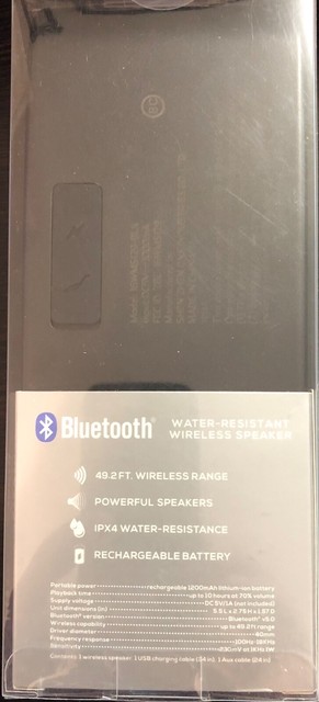 Shen Zhen DNS 16WMS129-WHT Bluetooth Speaker - White for sale online | eBay