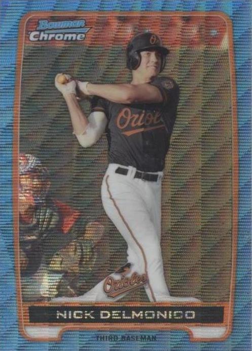 2012 Bowman - Chrome Prospects Nick Delmonico #BCP92 Refractor Blue ...