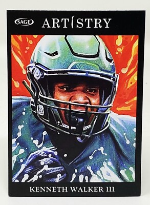 2022 Sage Artistry Portrait Kenneth Walker III #104 | eBay