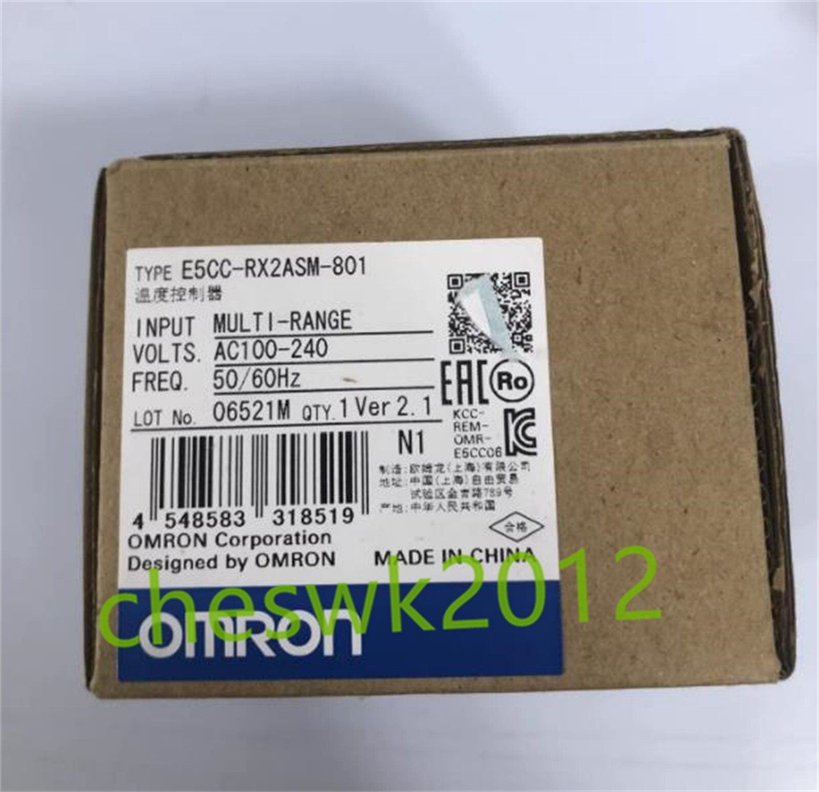 1 PCS NEW IN BOX Omron thermostat E5CC-RX2ASM-801 | eBay