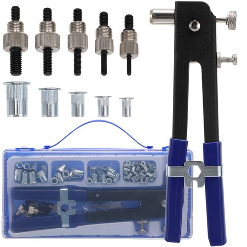 Manual Riveting Nut Gun Rivets Tool Hand Riveter Set Machine Setting | eBay