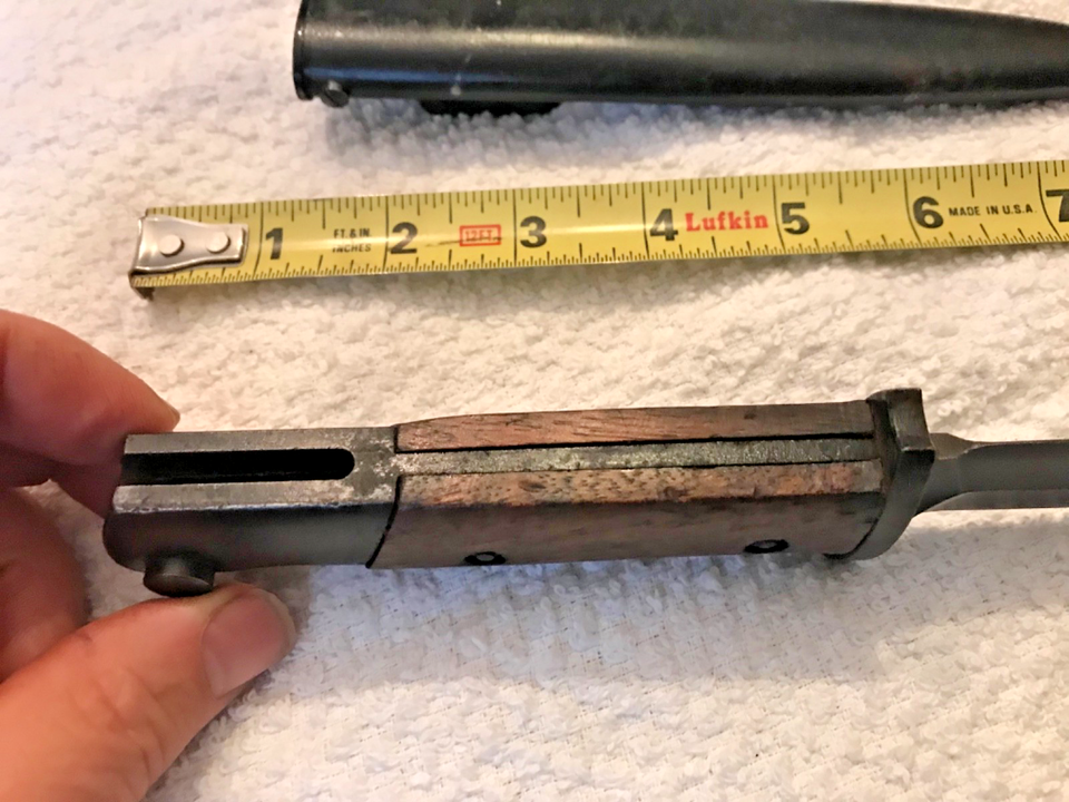 ORIGINAL Portuguese m/948 SMG stiletto dagger type blade bayonet ...