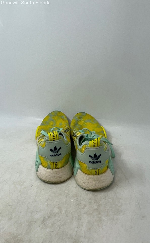 Adidas Mens NMD R1 GX7669 Yellow Green White Sneaker Shoes Size 11 No ...