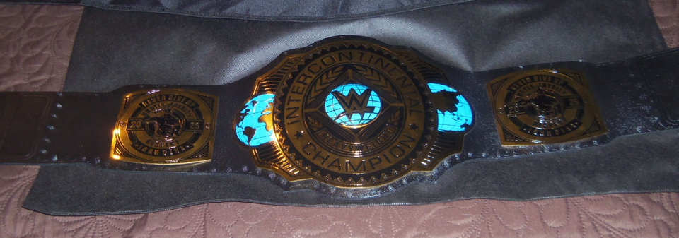 WWE replica IC, V2, 2mm brass, adult size belt w GOAT John Cena ...