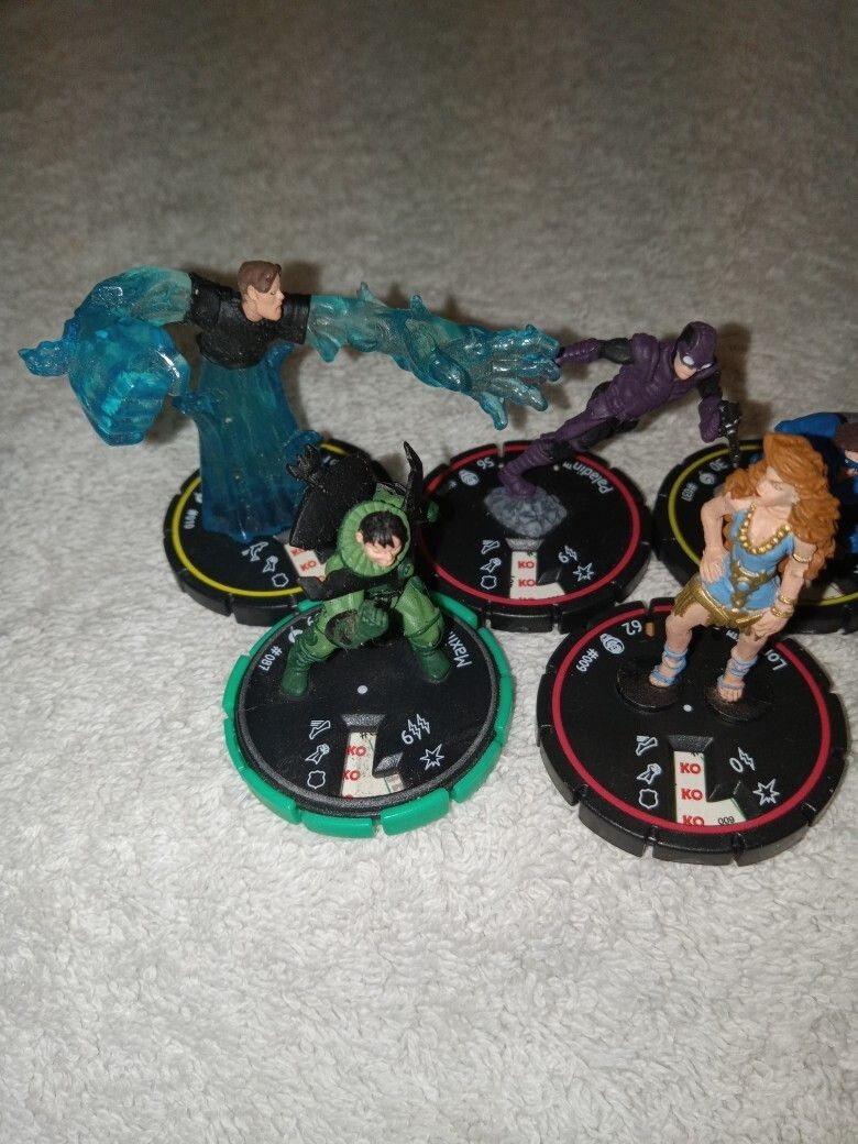 Lot Of 7 New Mini Collectable 2005-2006 WIZARDS Figures - FREE SHIPPING ...