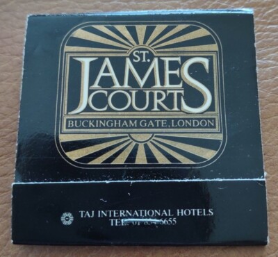 VTG St James Court Buckingham Gate London Matchbook Struck | eBay