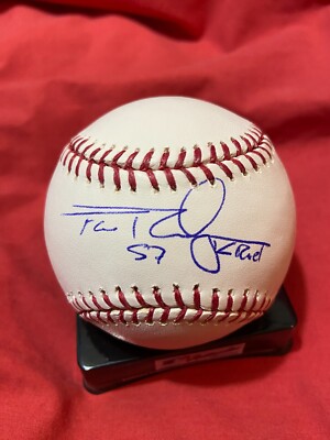 FRANCISCO RODRIGUEZ AUTOGRAPHED SIGNED MAJOR LEAGUE BASEBALL OML ANGELS ...