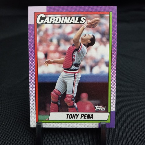 1990 Tony Pena Cardinals #115 Topps Baseball Sports Trading Card (1A304 ...