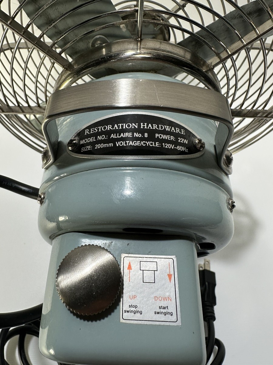 Restoration Hardware Fans Oscillating Allaire Fan For Sale | EBay