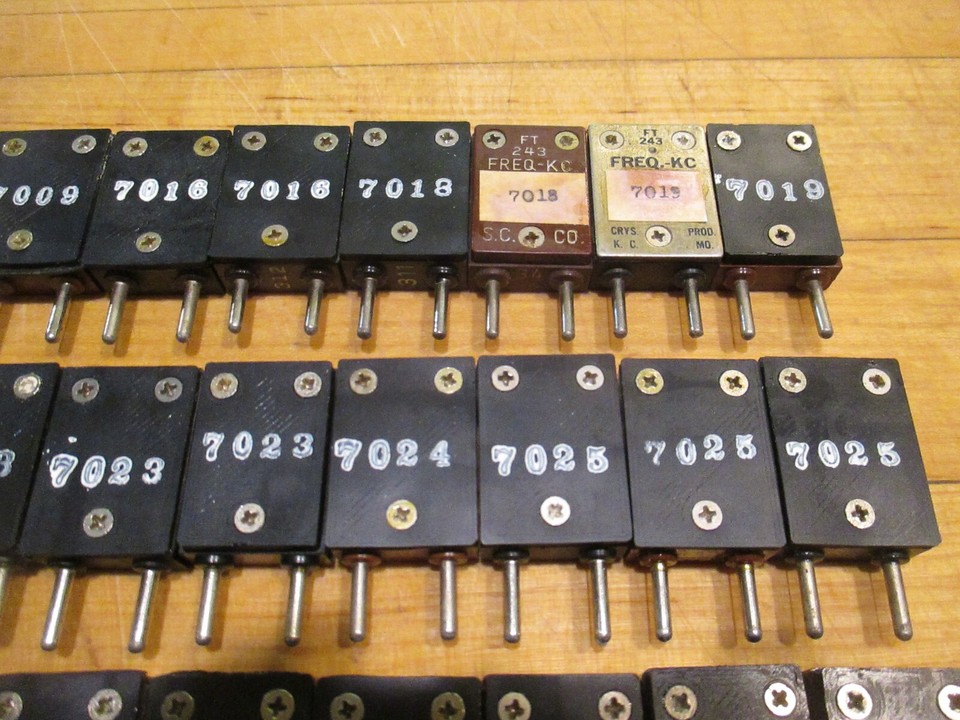 FT-243 40m CW Quartz Crystal (1) Amateur Ham Radio Band 7 MHz - TESTED ...