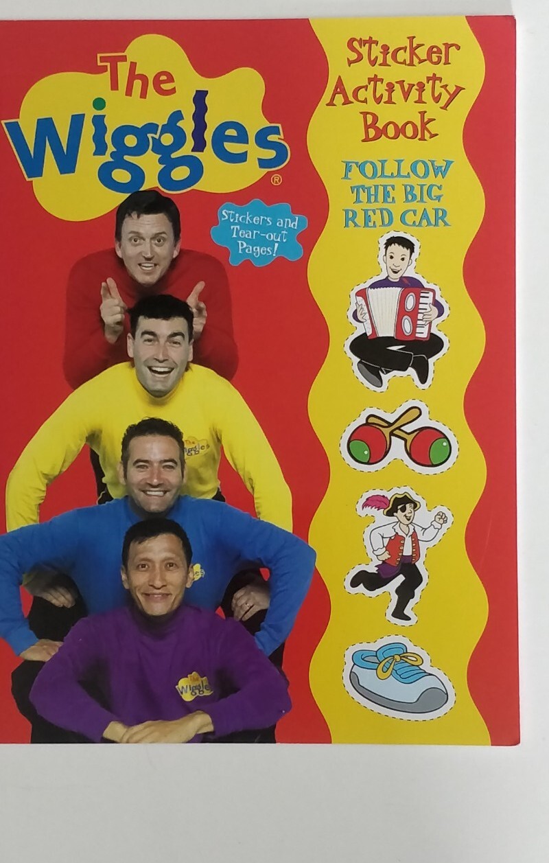 The Wiggles 2004 Sticker Activity Book Orig Cast! Follow the Big Red ...