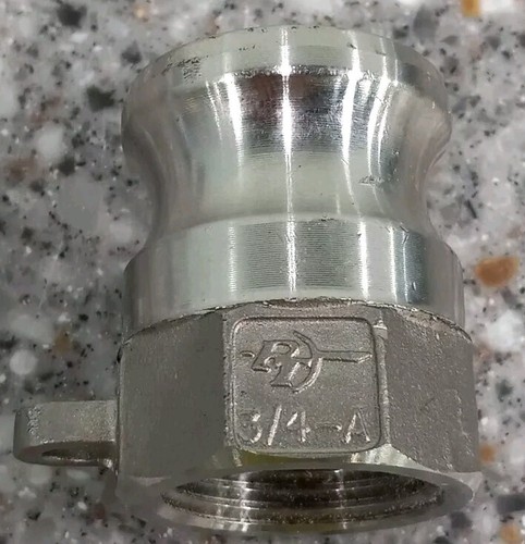 PT Coupling 075-A 3/4" FNPT x Male Cam & Groove Iron Camlock Fitting | eBay