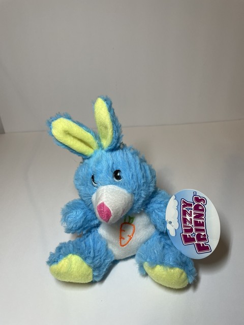 Fuzzy Friends Blue Bunny Rabbit Stuffed Animal Plush Toy for sale ...