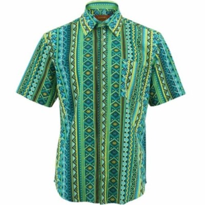 Mens Shirt Loud Originals REGULAR FIT Tribal Retro Psychedelic Fancy ...