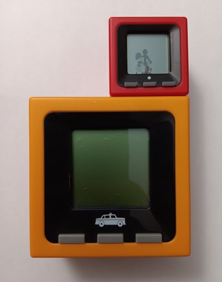 Vintage Cube World Game Block Bash & Dodger Handheld Big & Small Block ...