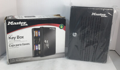 Master Lock Small Key Box KB-25ML Residential Keyed Wall Safe Storage ...