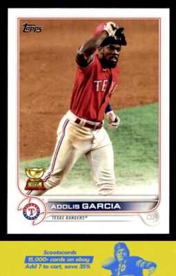 2022 Topps Gold Cup Rookie Adolis Garcia #652 Texas Rangers | eBay